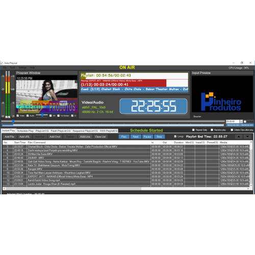 Insta PlayOut Full Pra Emissora de TV
